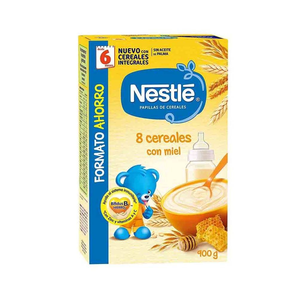 Nestle,Nestle 8 cereales con miel 900 gramos